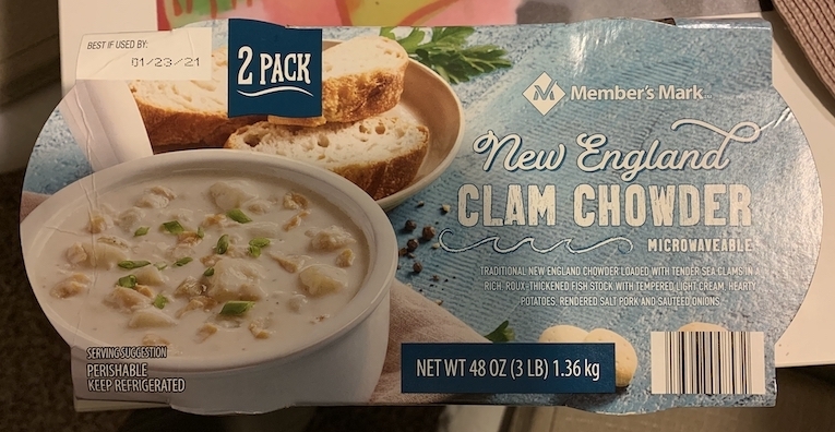 Sam's clubのクラムチャウダー。昔食べた感想。: アメリカ生活 日常系